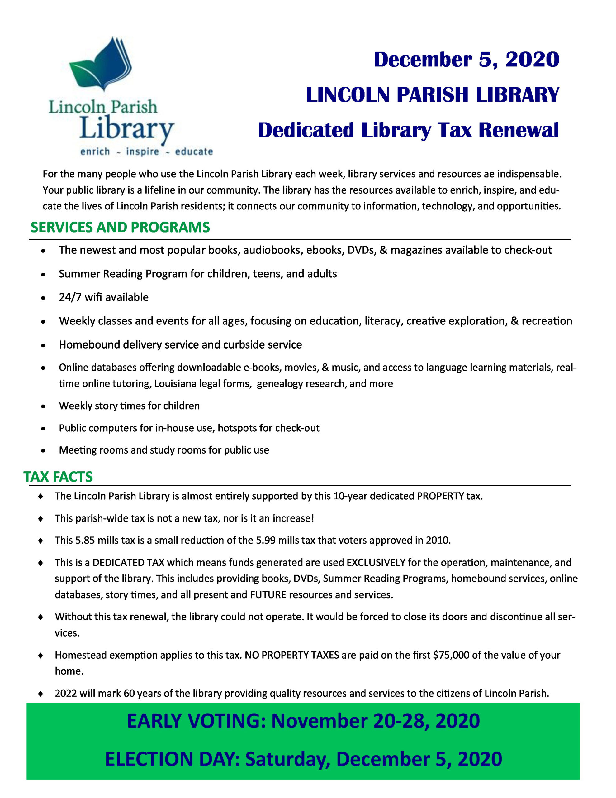Board - Lincoln Parish Library